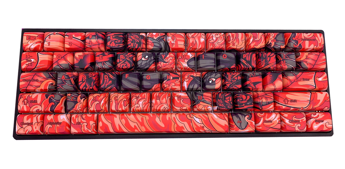 Crimson Koi Keycap Set - Alpherior Keys | Alpherior Keys