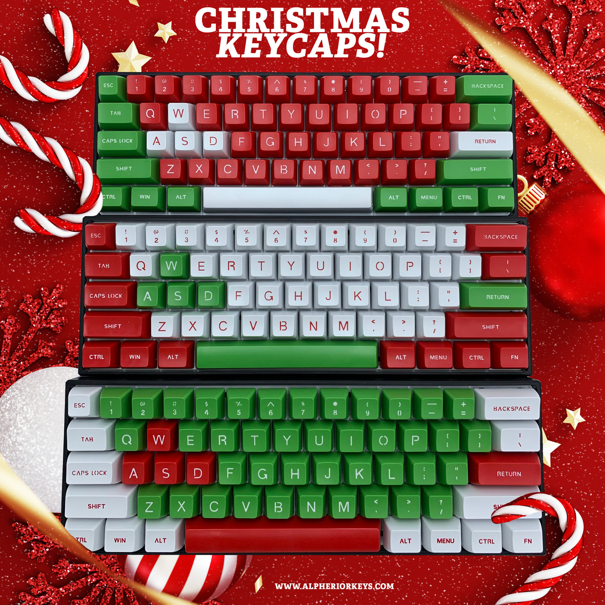 Christmas Keycap Set V1 | Alpherior Keys