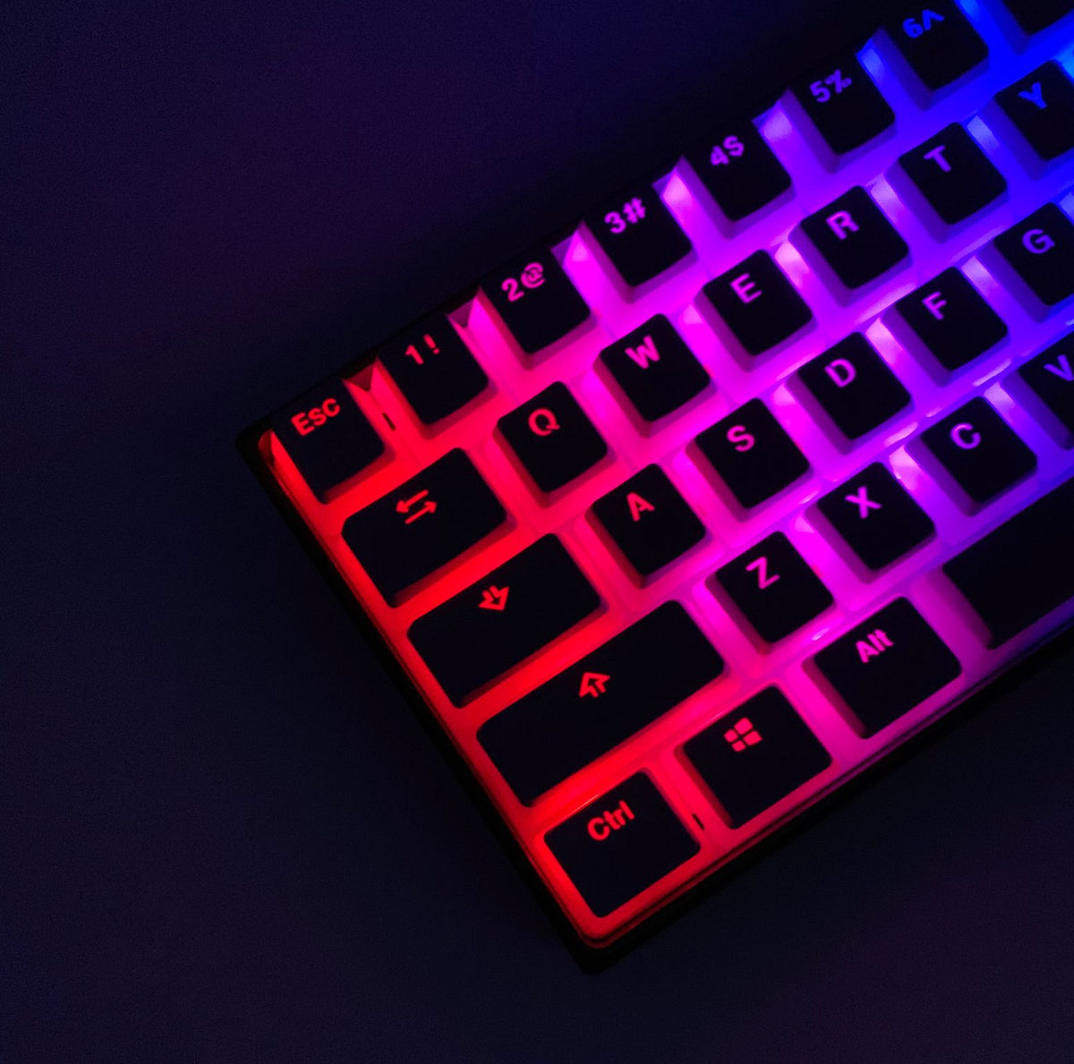 Purple Keycap Set (Pudding) | Alpherior Keys