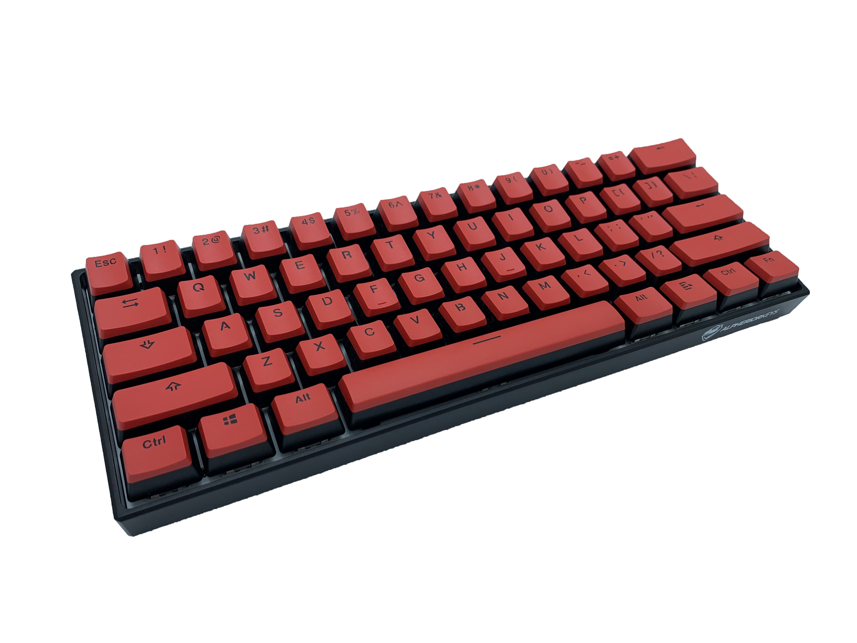 Slayer Pudding Keycap Set (Red & Black) - Alpherior Keys | Alpherior Keys
