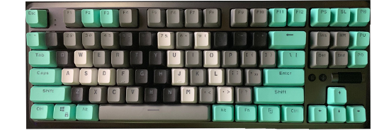 AK-TKL With Flaretech Switches - Cyborg | Alpherior Keys